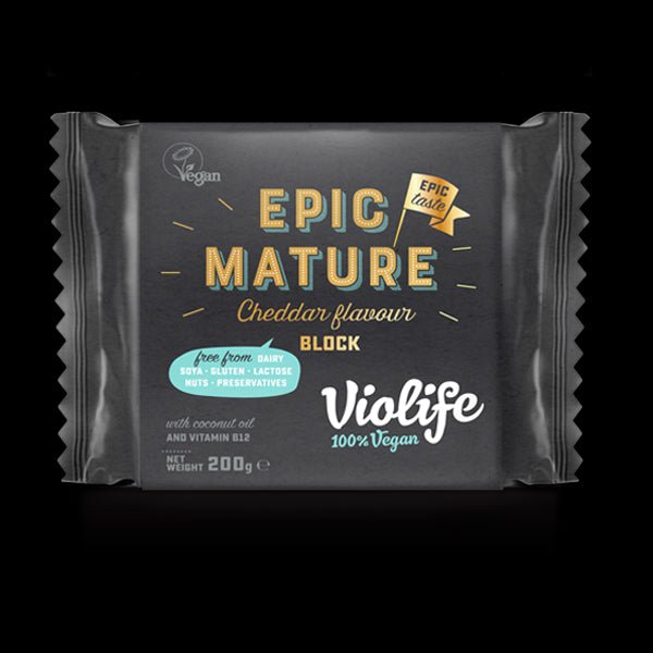 Organic Epic Mature Cheddar Flavour Block - Pure & Organic